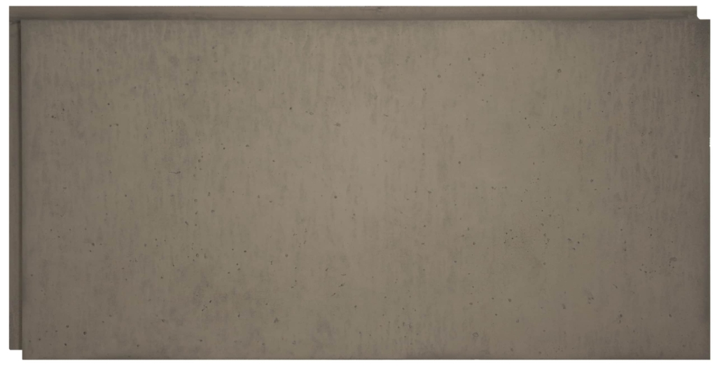 hourwall urbanCONCRETE 24" Flat Panel 1/2" - Washed Grey - Everything ...