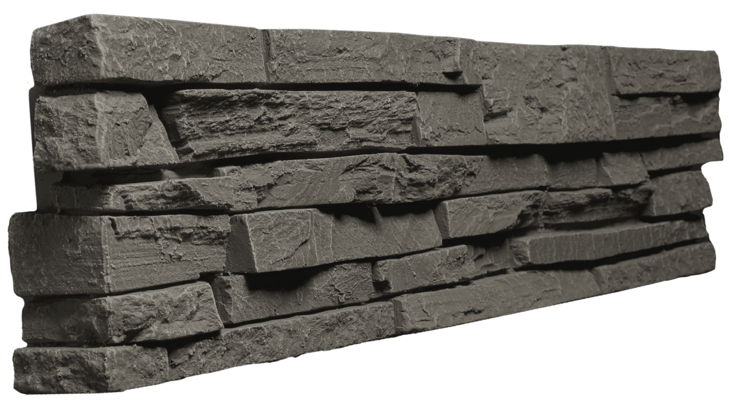 Quality Stone Stacked Stone Corner Right - Grey Brown - Everything ...